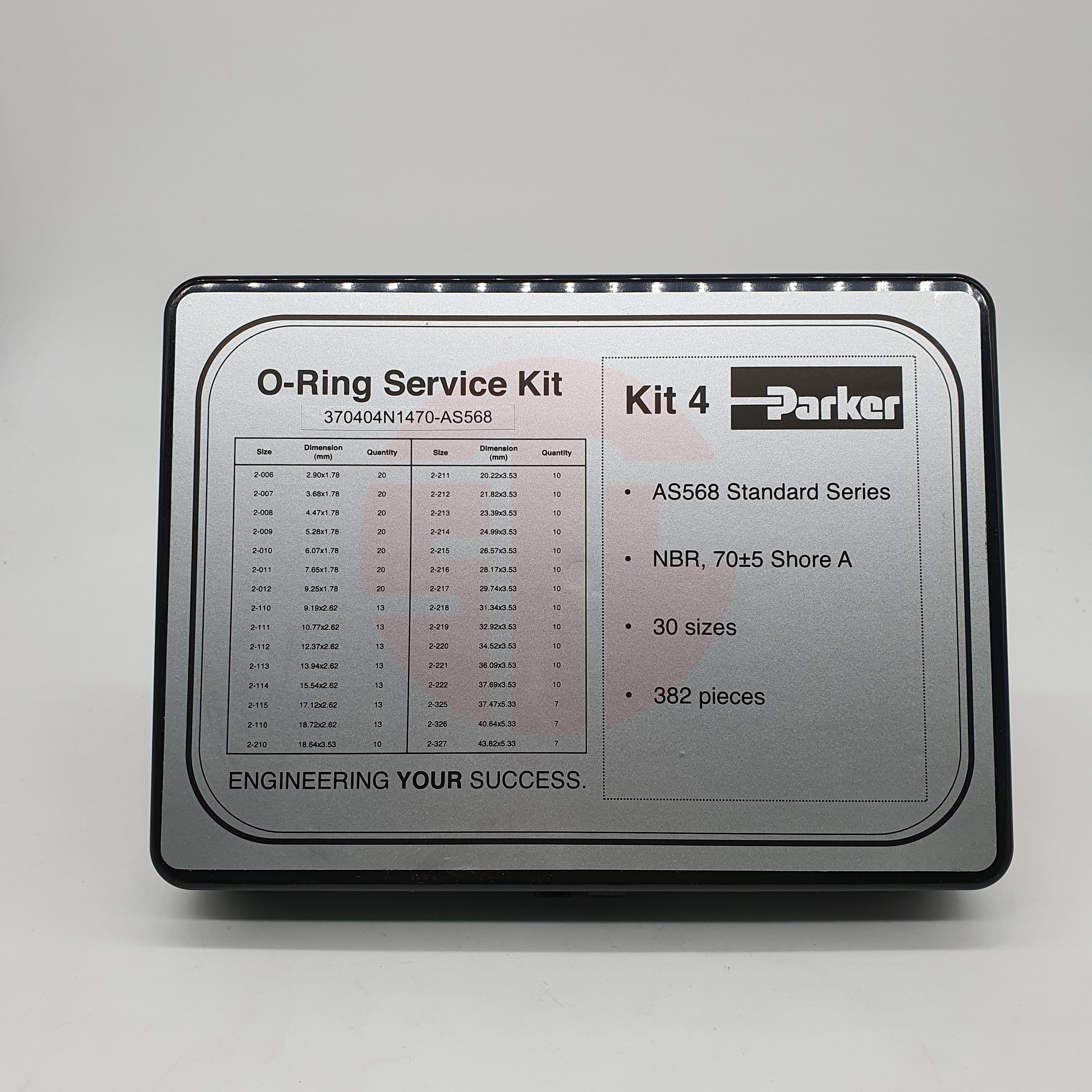 O Ring Kit Parker Inches As568 Nbr70 Kit 4 Sin Thye Loke Oil Seals